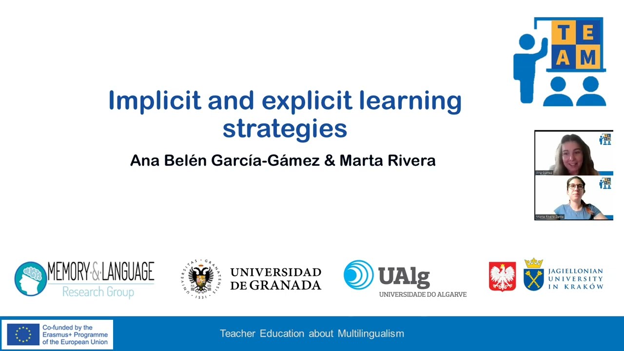 2.2.1. Screencast: Implicit and explicit learning strategies
