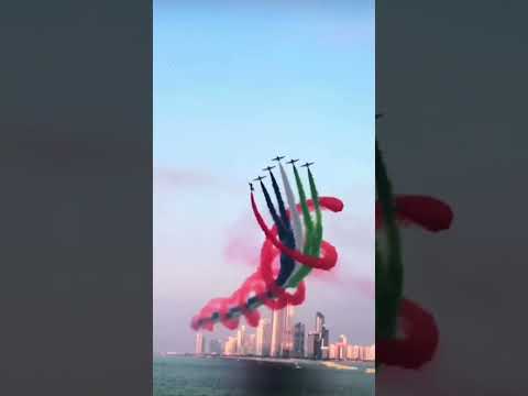 UAE 🇦🇪 flag day air show in Dubai #shorts #uae