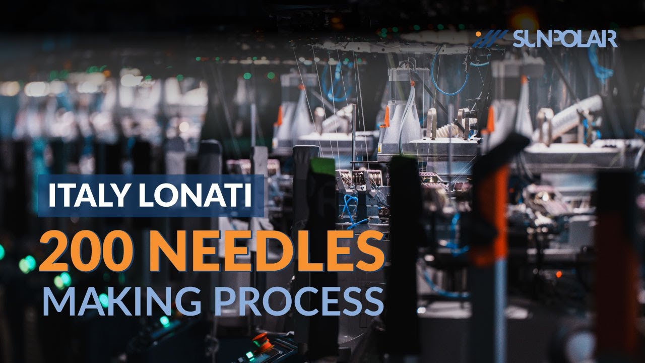 SUNPOLAR Vibrant Multi-Color Compression Socks Manufacturing Process  with Italy LONATI 200 Needles