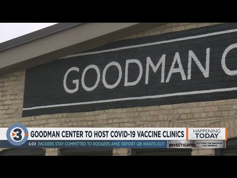 Goodman Center begins hosting COVID-19 vaccine clinics today