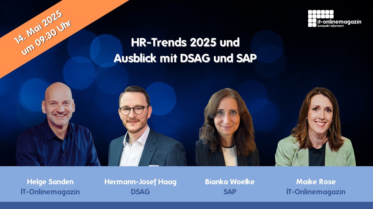 DSAG und SAP: Cloud und KI machen HR zum Enabler der Transformation ...