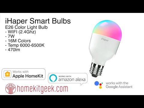 iHaper Smart Light Bulbs with Apple Homekit – Homekitgeek – SmartHome ...