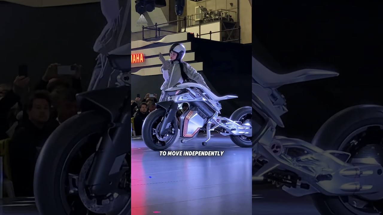 Yamaha has unveiled an incredible self-balancing electric motorcycle without handlebars.