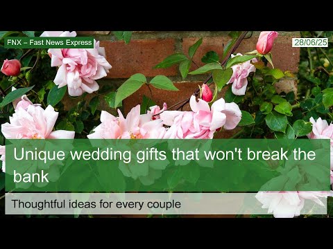 Affordable Wedding Gift Ideas That Stand Out