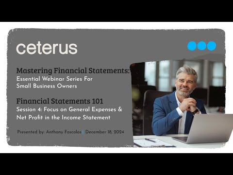 Mastering Financial Statements 4: Expenses & Net Profit
