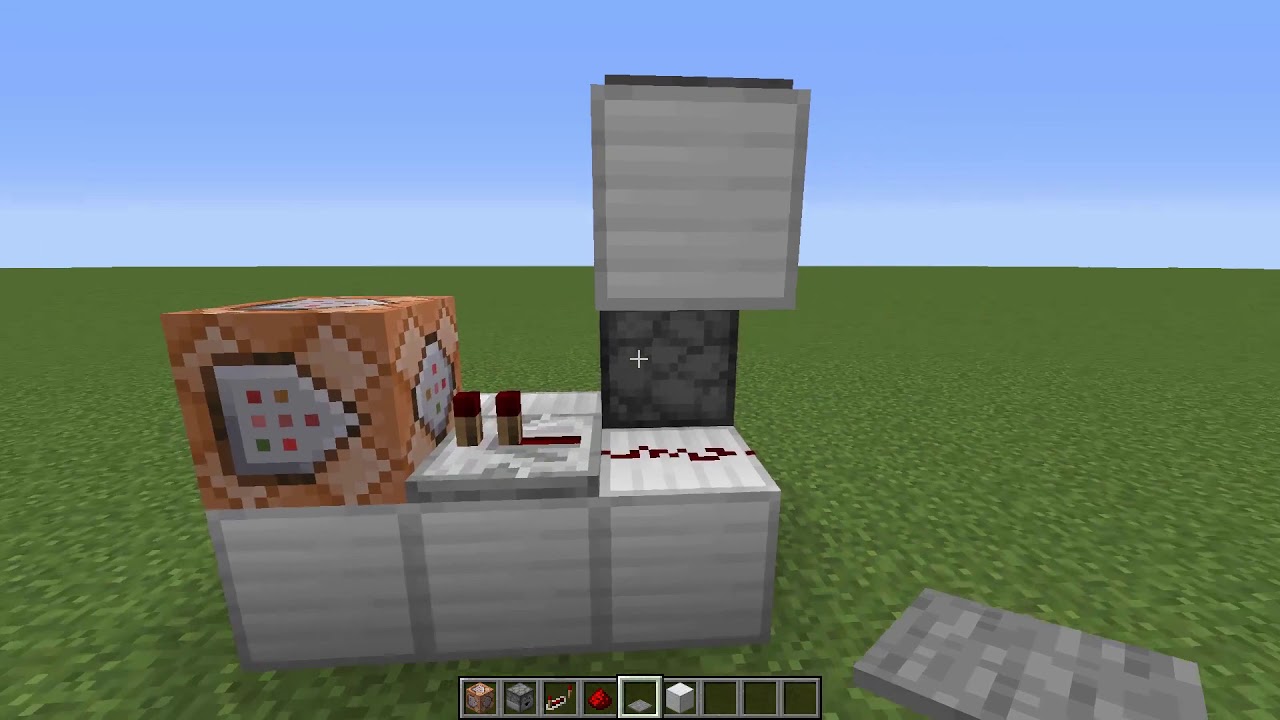 Infinite dispenser/dropper with command blocks