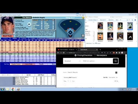 Anaheim Angels - Adding Baseball Cards to Baseball Mogul