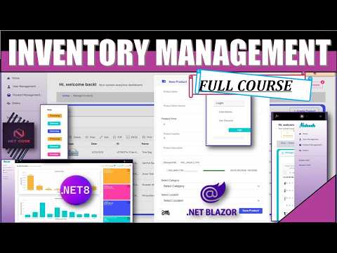 Build a Complete Inventory Management System with .NET 8 Blazor SSR 🚀 | Export to PDF, Excel, Print🔥