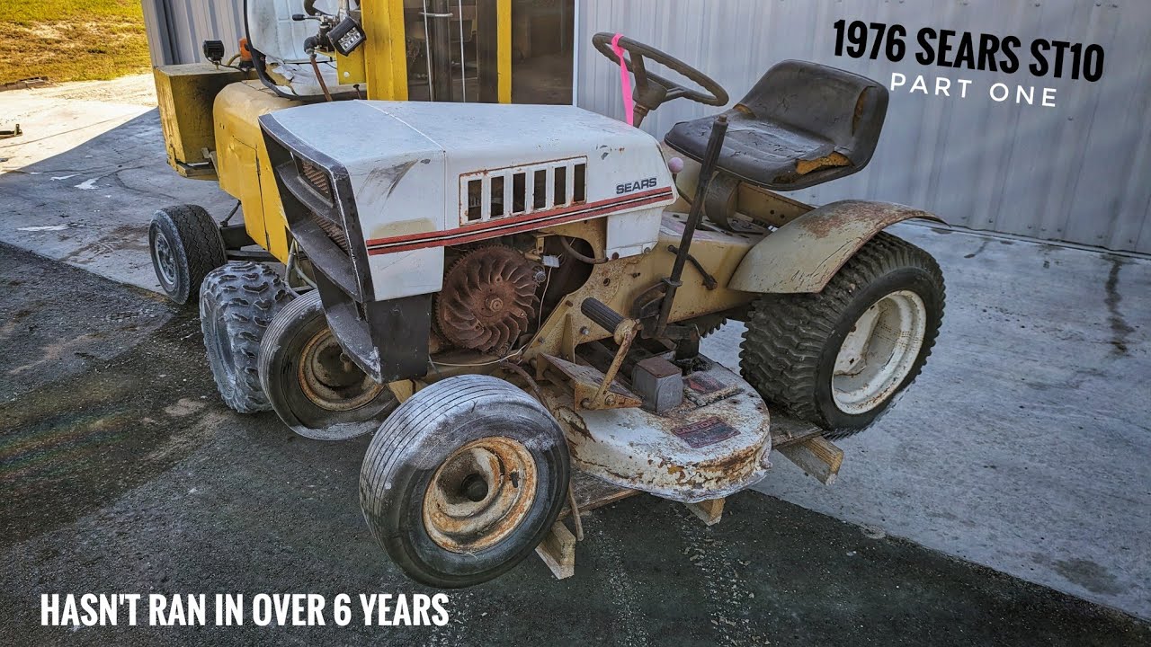 Getting A 1976 Sears ST10 Running Again Part 1