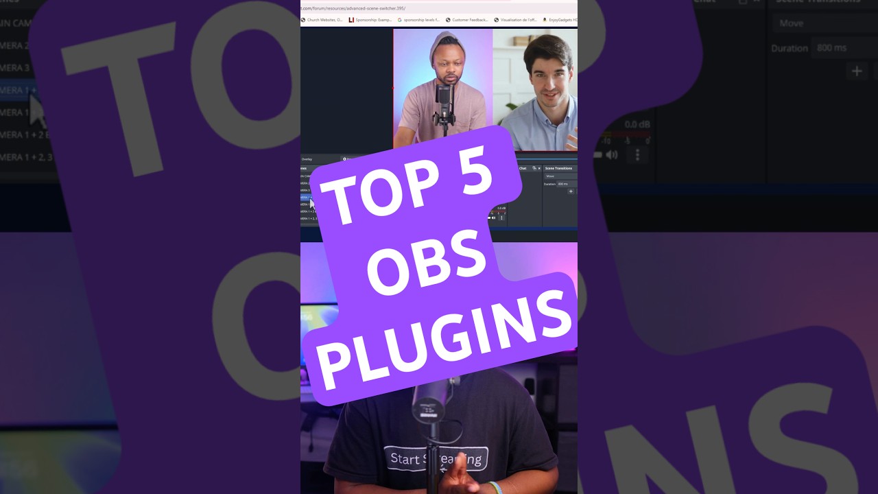 Top 5 OBS Plugins For Live Streaming #obstutorials