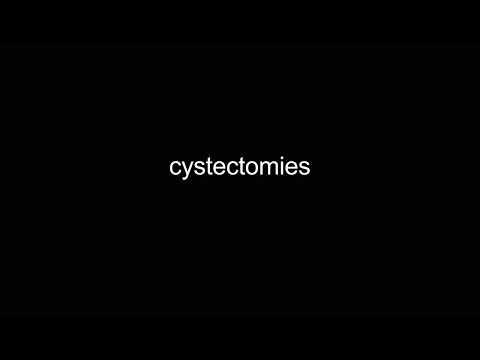 cystectomies video Dictionary meaning and pronunciation