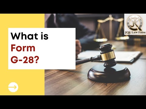 What is A G-28 Form?