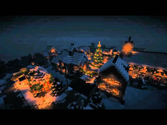 Christmas town. Minecraft Map