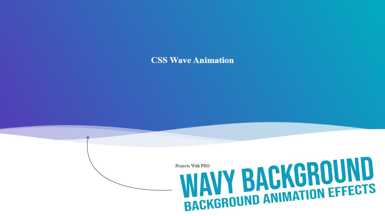 Css Wave Animation | Background Animation Effects