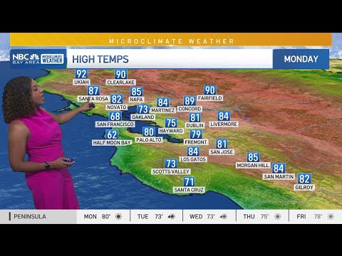 Forecast: Hazy and mild day