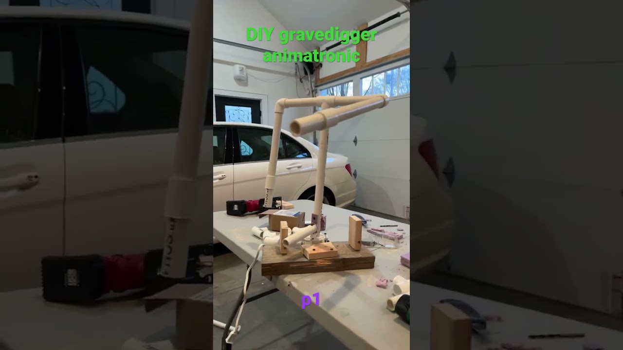DIY grave digger animatronic!