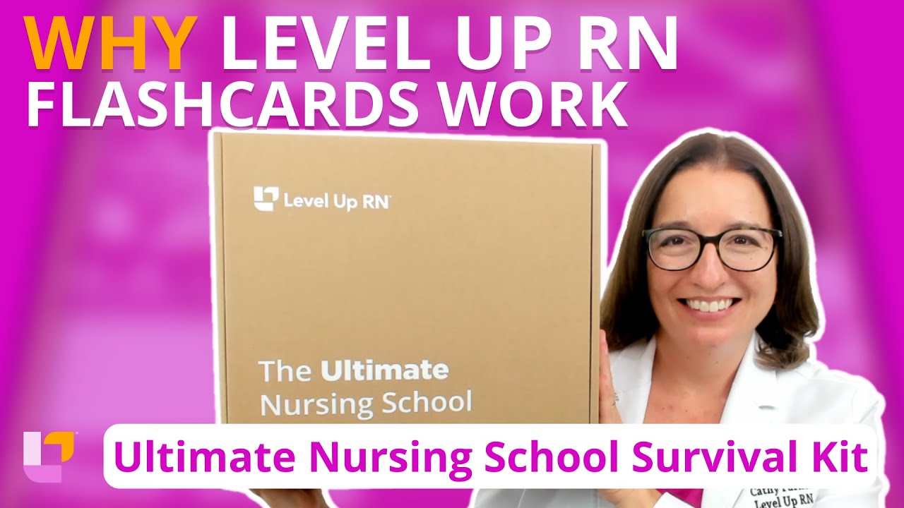 Ultimate Nursing School Survival Kit: Why get Level Up RN Flashcards? | @LevelUpRN