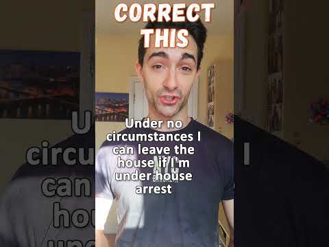 ENGLISH WORD ORDER - Spot the ADVANCED GRAMMAR MISTAKE #englishlesson #englishquiz