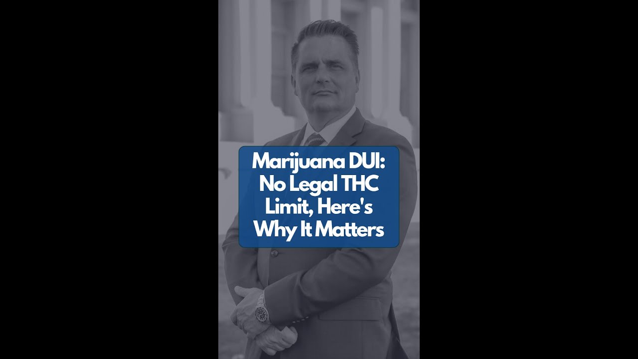 Marijuana DUI: No Legal THC Limit, Here's Why It Matters