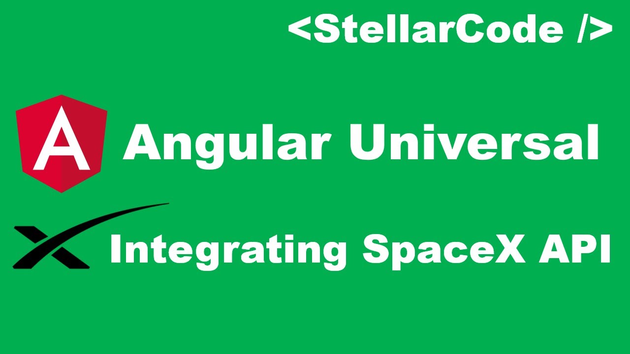 Angular Server Side Rendering with Angular Universal | Integrating SpaceX API