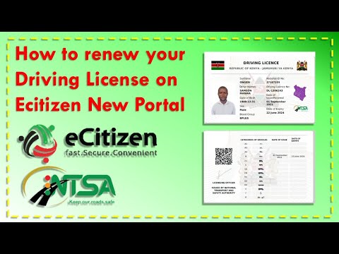 How to renew your Driving License on Ecitizen | Driving License Renewal-New Ecitizen Portal (2023)