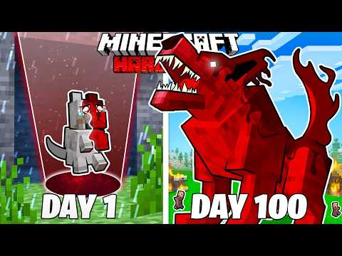 I Survived 100 Days as a BLOOD WOLF in HARDCORE Minecraft