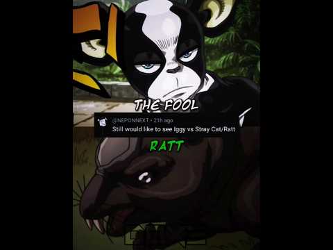 Iggy Vs Bug-Eaten (Ratt) #anime #edit #jojo #iggy #rat #1v1 #vs #jjba #whoisstrongest #debate