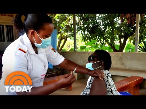 How Health Care Workers Are Being Vaccinated In Remote Area Of Uganda | TODAY