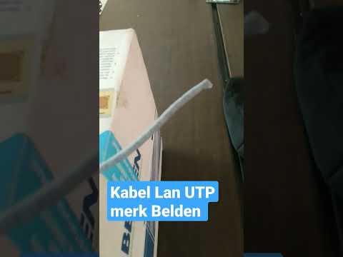 Kabel LAN UTP merk Belden #belden #Lan #UTP #kabel #kabeljaringan #pc #komponen