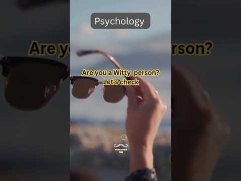Are you a witty person? #psychologyfacts #shorts