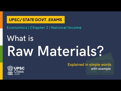 What is Raw Materials?