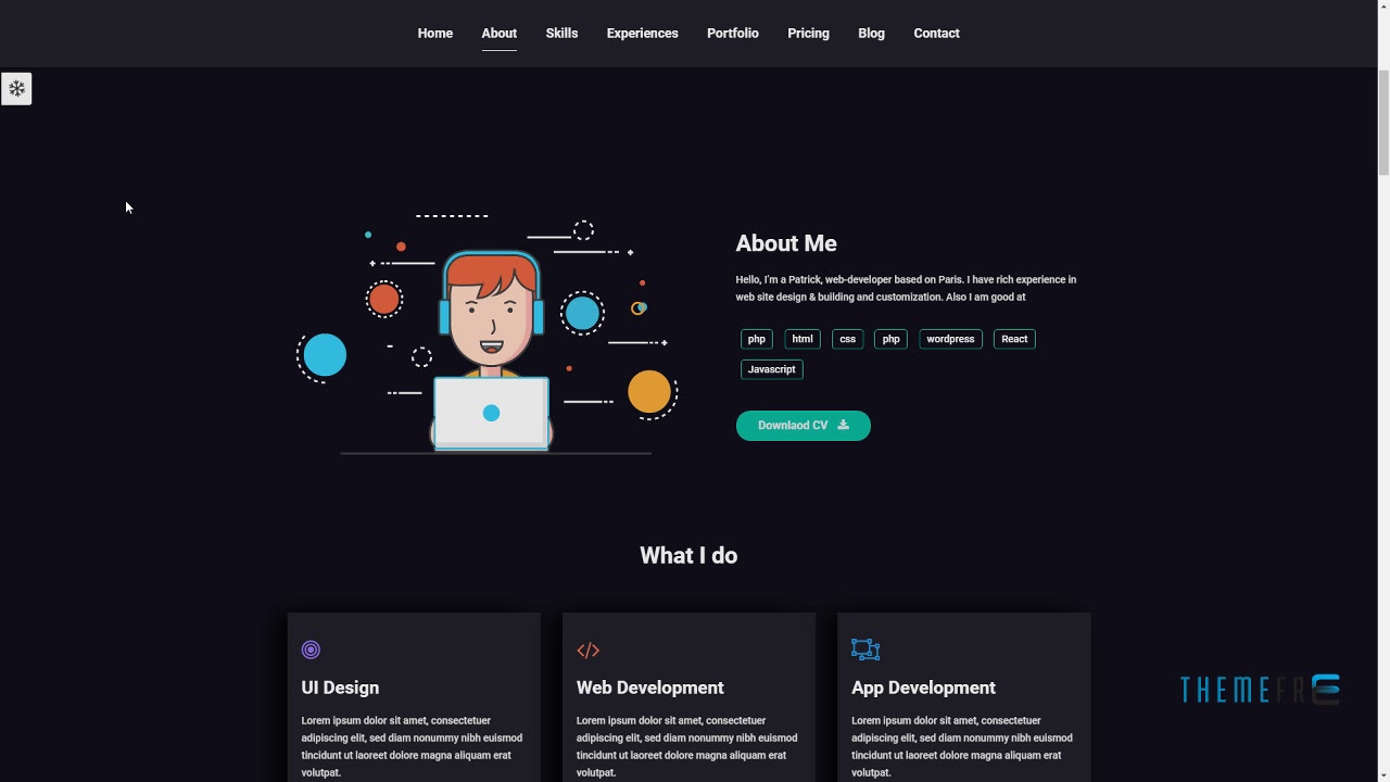 Maha CV/Resume     SiteTemplates Zarathustra Yuu