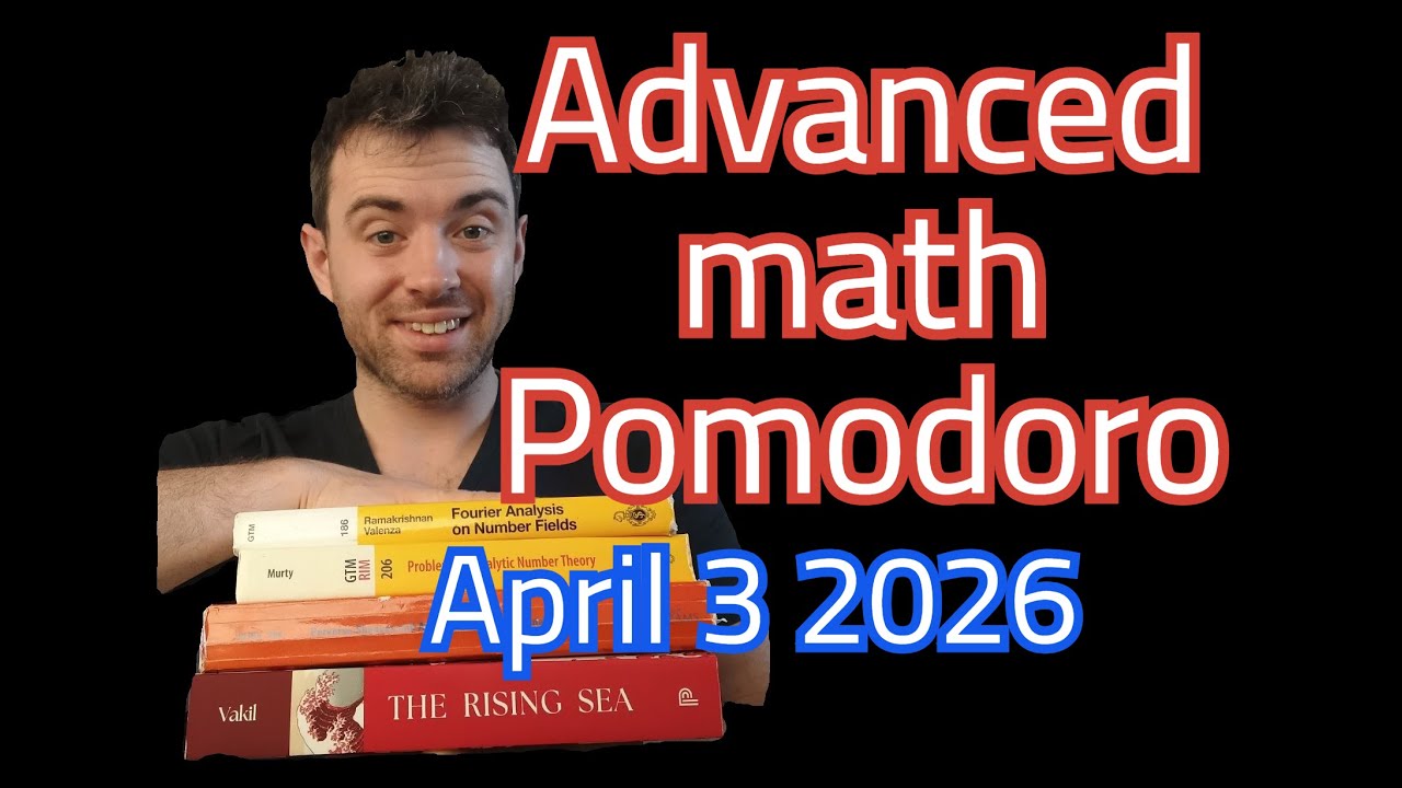 Study math with me | April 3 2026