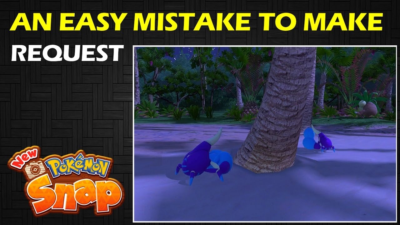 An Easy Mistake to Make: Crabrawler 4 Star Request | New Pokemon Snap Guide & Walkthrough