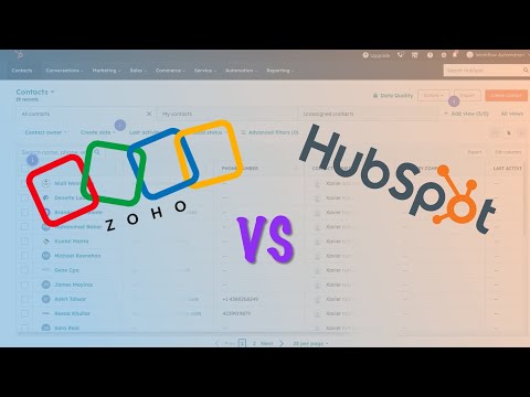Zoho CRM vs. HubSpot: Choosing the Right CRM for Your Business | Workflow Automation Canada