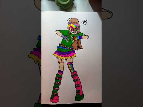 Scene style?? #art #drawing #youngartist #sketch #fyp #scene #scenemo