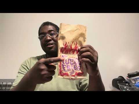 Wendy’s Review of Takis Fuego Meal with The Fuego Fries, Fuego Chicken Sandwich, Soda Drink. & Chips