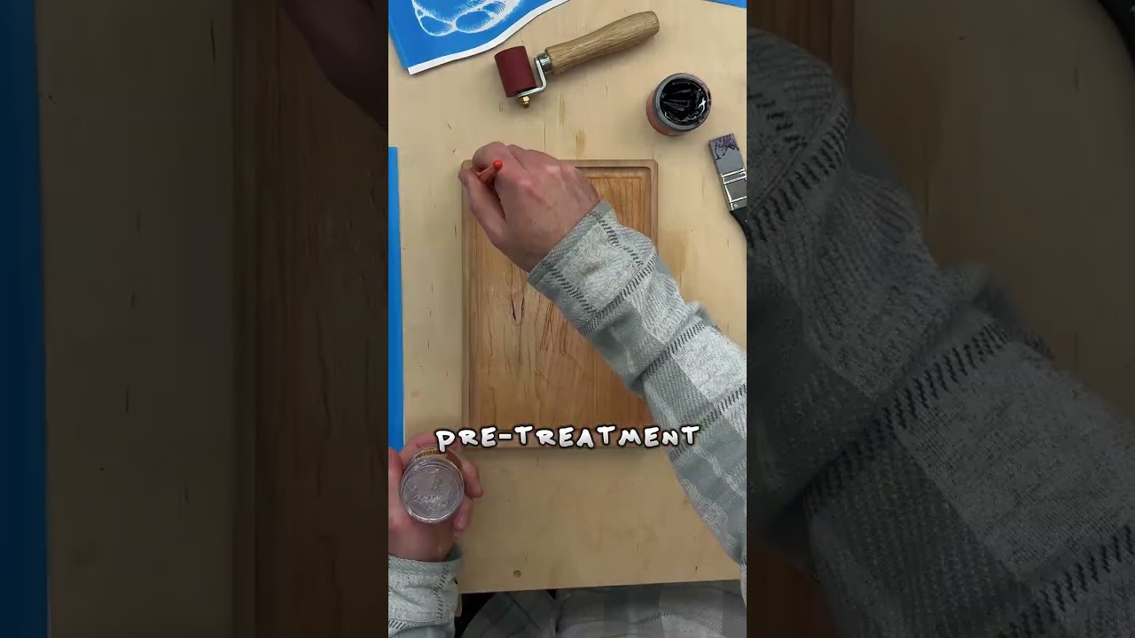 Gorgeous Custom Floral Cutting Board in Under 10 Minutes! ✨