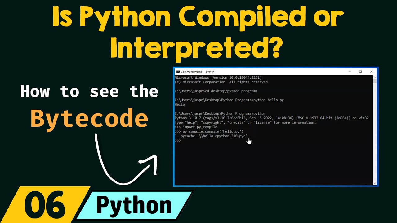 Is Python Compiled or Interpreted?