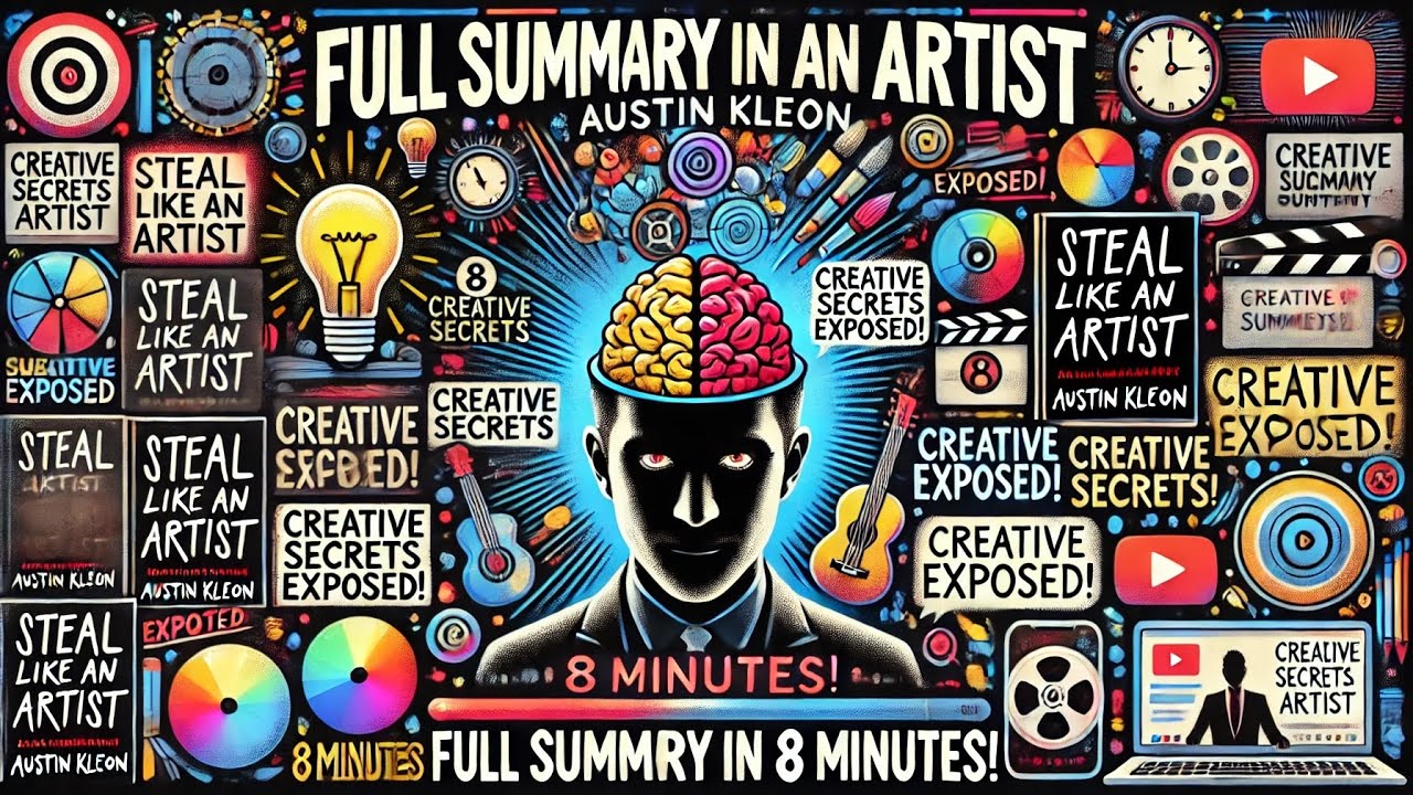 Steal Like an Artist” by Austin Kleon – Full Summary in 8 Minutes!