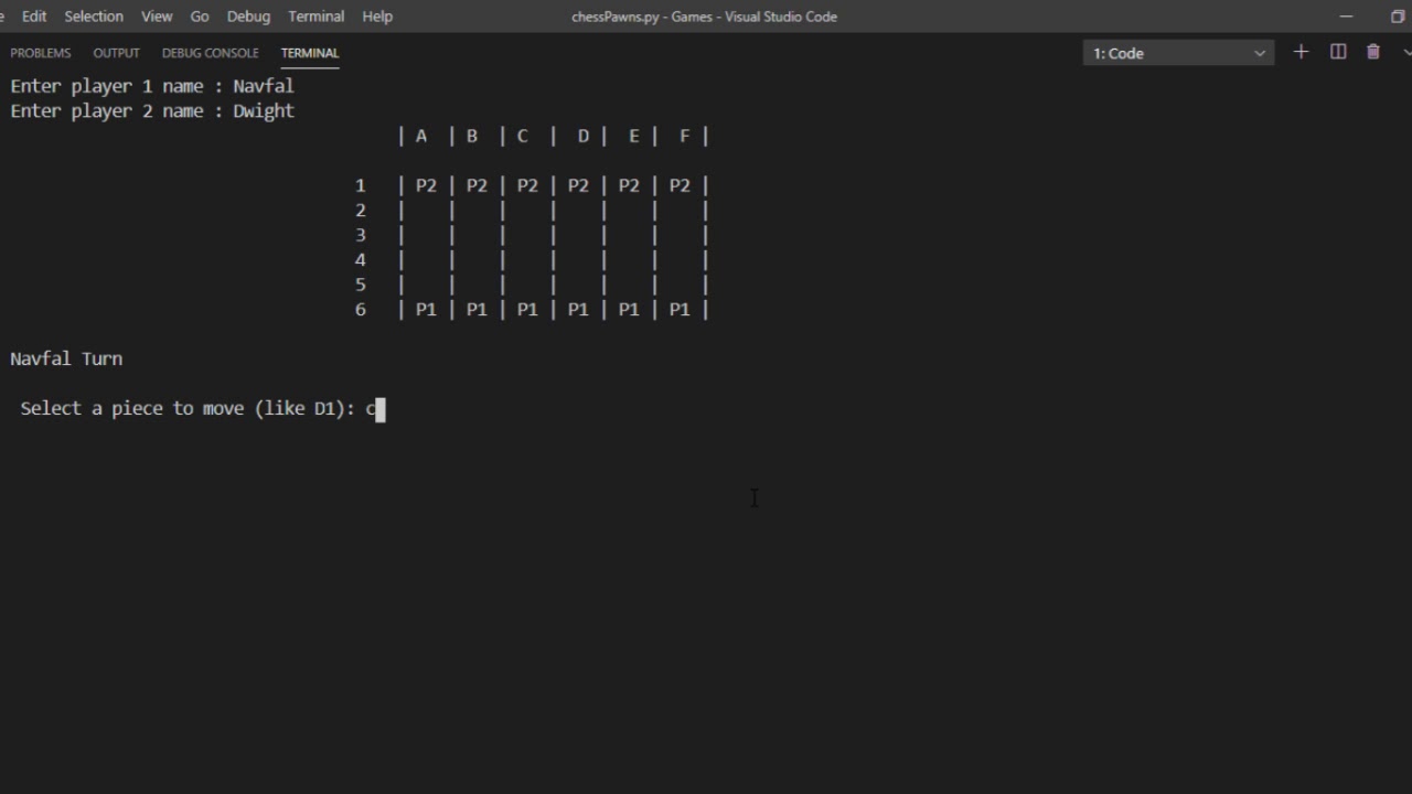 PYTHON PROGRAMMING - CHESS BOARD GAME PREVIEW!