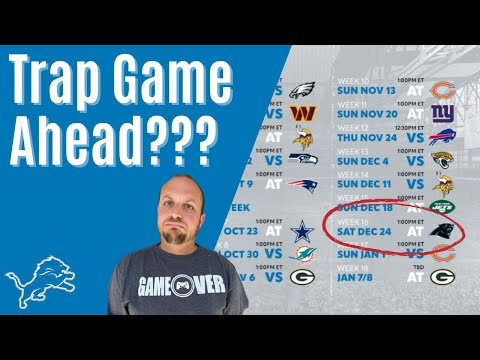 Breaking down the Lions Playoff Chances going game by game for the remaining schedule.