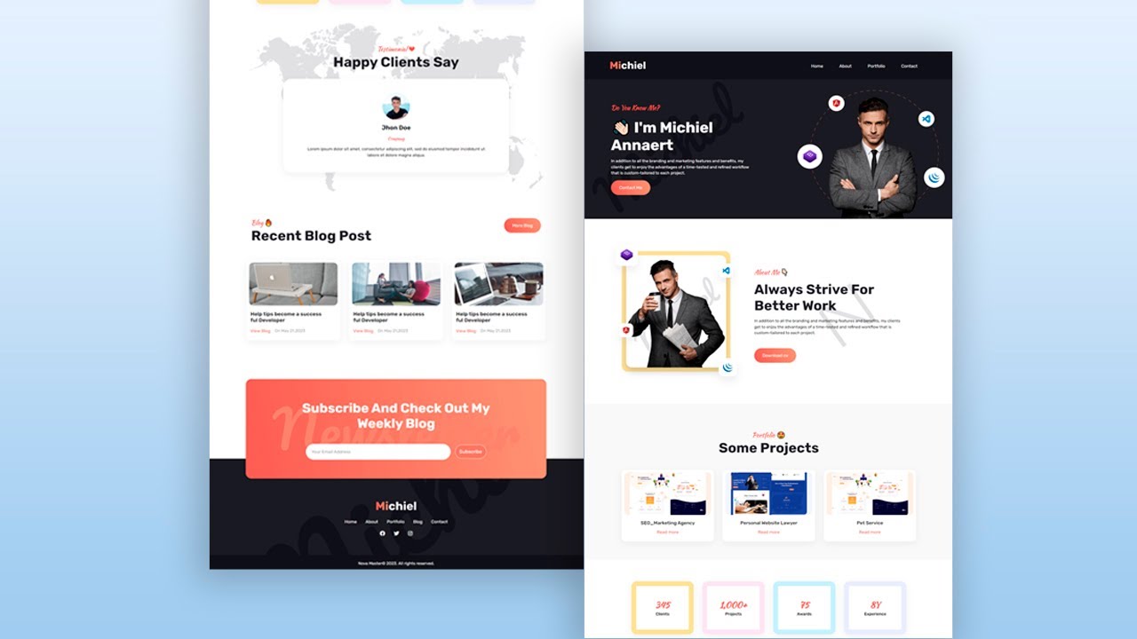 🎃 Build & Deploy a Responsive Halloween Website Design Using HTML CSS & JavaScript