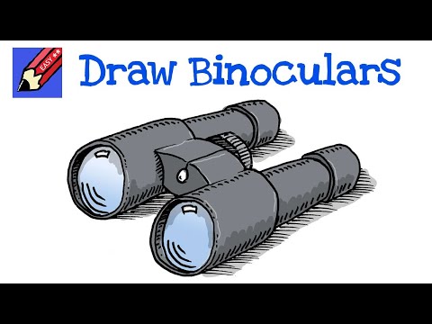 How to Draw a Pair of Binoculars Real Easy – Shoo Rayner