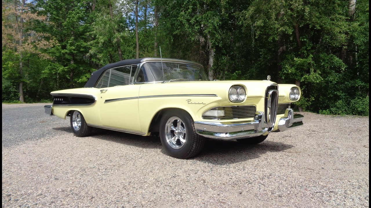 1958 Edsel Pacer Convertible Took Four Years to Restore, It's a One ...