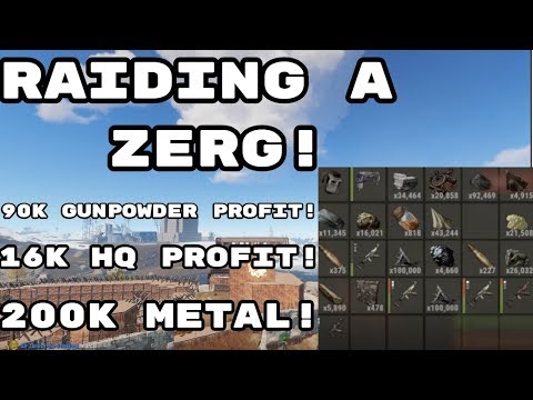 Steam Community :: Video :: Rust! Raiding Huge Zerg Base! 100 ROCKET ...