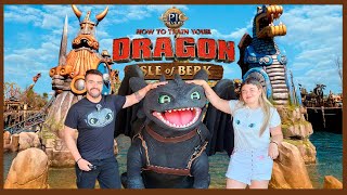 ???? EPIC UNIVERSE (3/5) CÓMO ENTRENAR A TU DRAGÓN ISLA DE BERK | TODAS LAS ATRACCIONES ????| CESARE 182