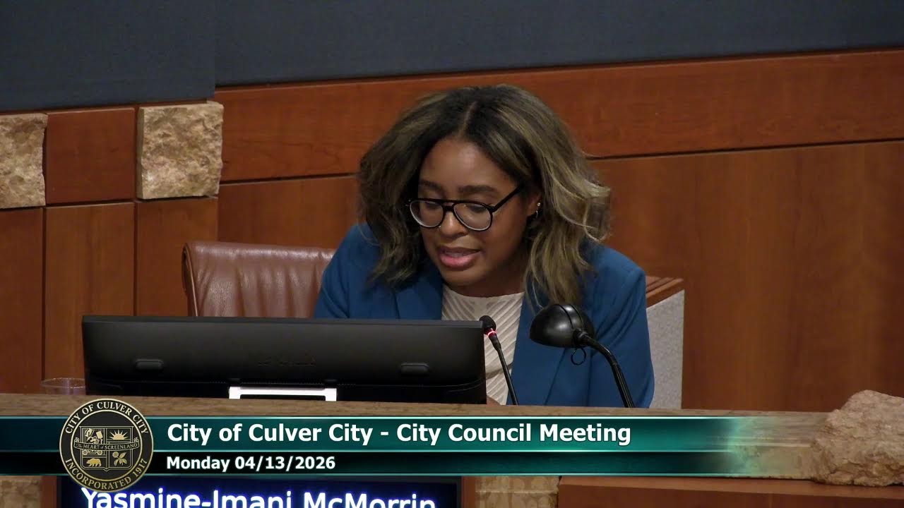 City of Culver City - City Council Meeting - 04/13/2026