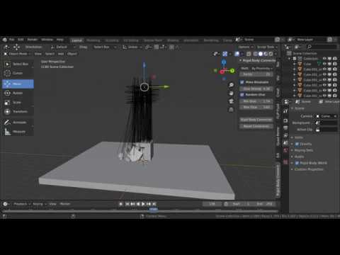 Rigid Body Connect - constraints addon for fractured objects - Released Scripts and Themes ...