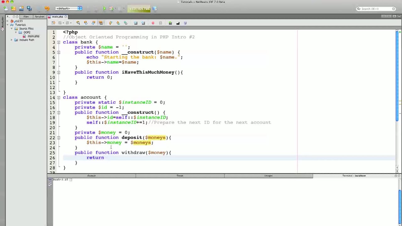 PHP OOP Tutorial 2: Extending Object Oriented Programming
